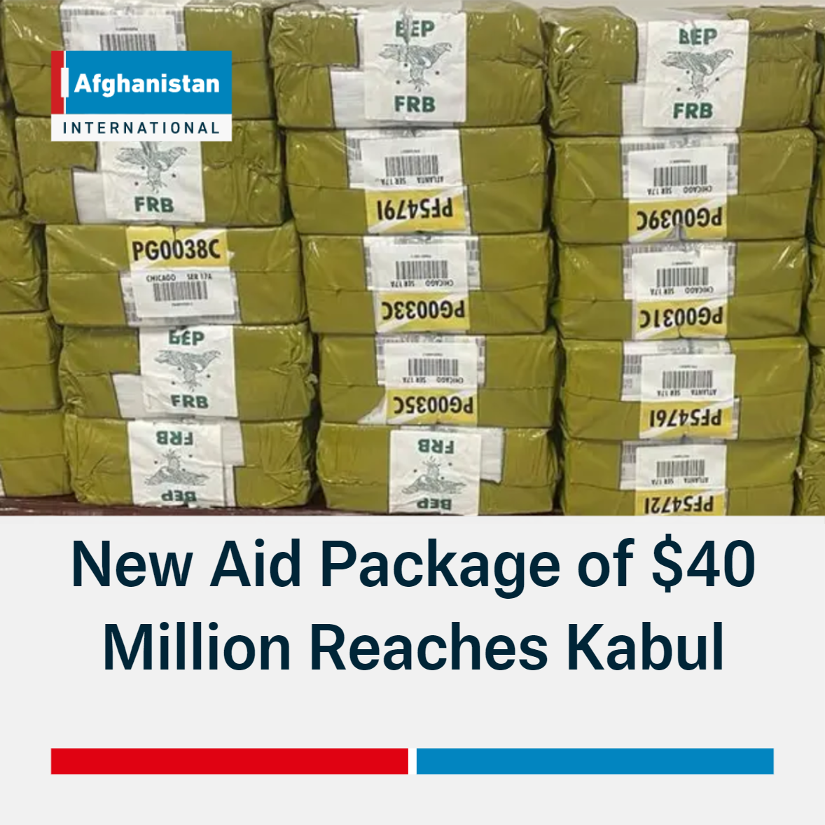 New Aid Package of $40 Million Reaches Kabul