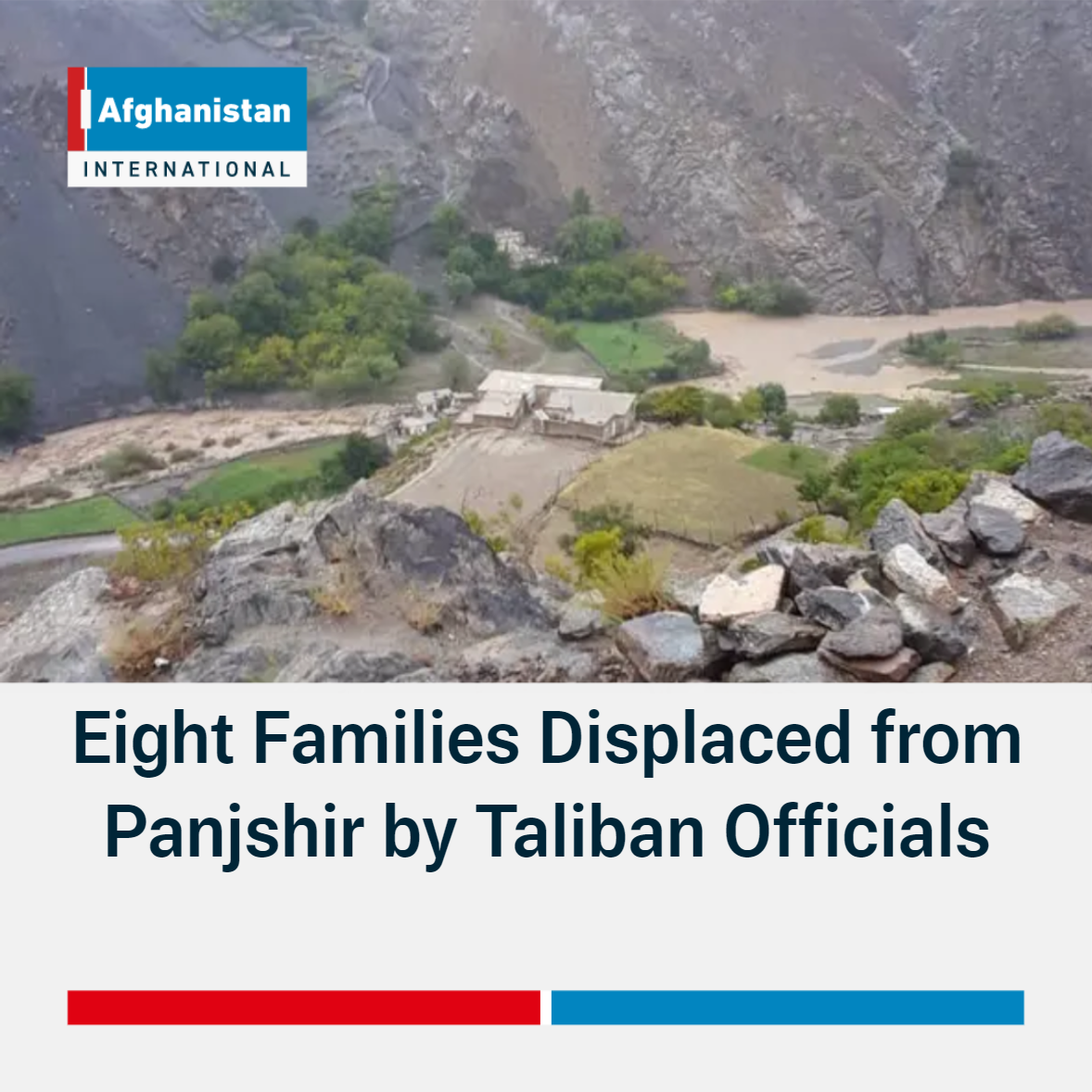 Eight Families Displaced from Panjshir by Taliban Officials