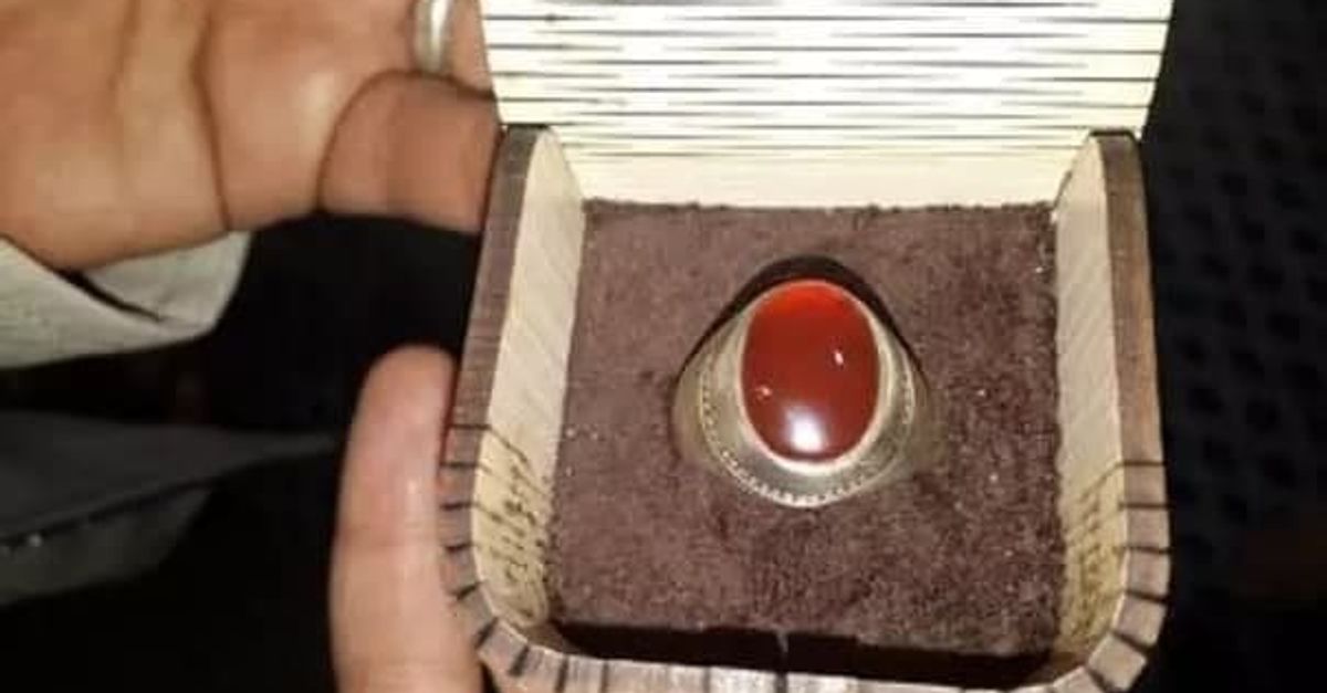 Qasem Soleimani ring was nationally registered